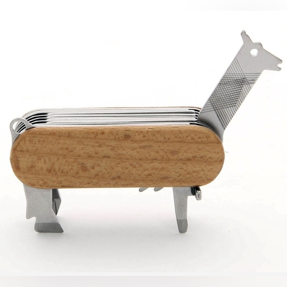 Kikkerland | Other | Kikkerland Animal Multitool Fun Functional Wooden 7in Multitool Nib | Poshmark